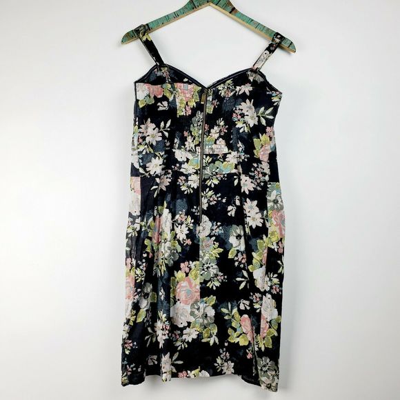 American Rag | Dresses | American Rag Floral Retro Mini Dress Sz X Nwot ...